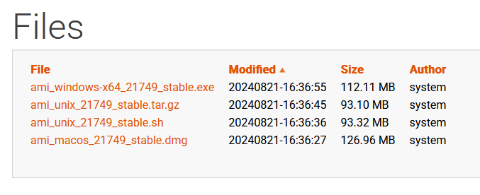 Upgrading 3forge - AMI Documentation