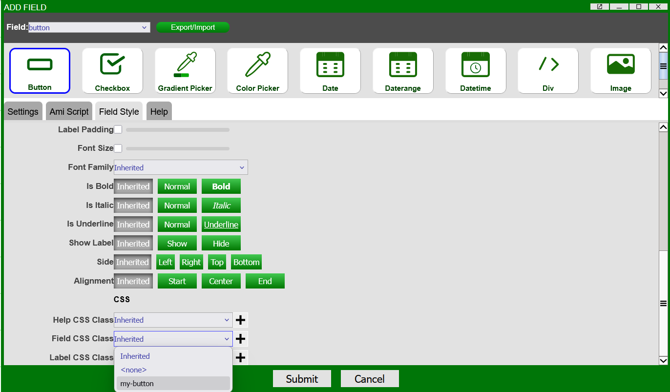 Styling and Customizing 3forge Dashboards - AMI Documentation