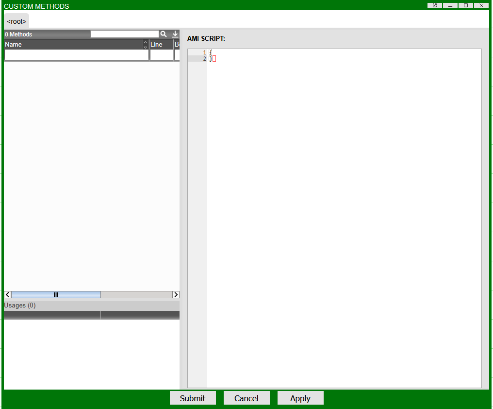 Using AmiScript - AMI Documentation
